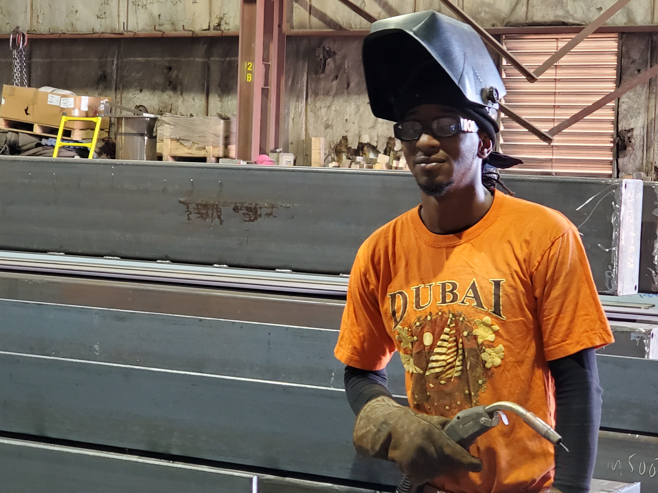 Livi Steel welder looks at his work through an artist's lens - MVMC